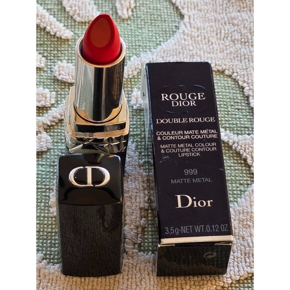 Dior | Makeup | Dior Double Rouge 999 Matte Metal | Poshmark
